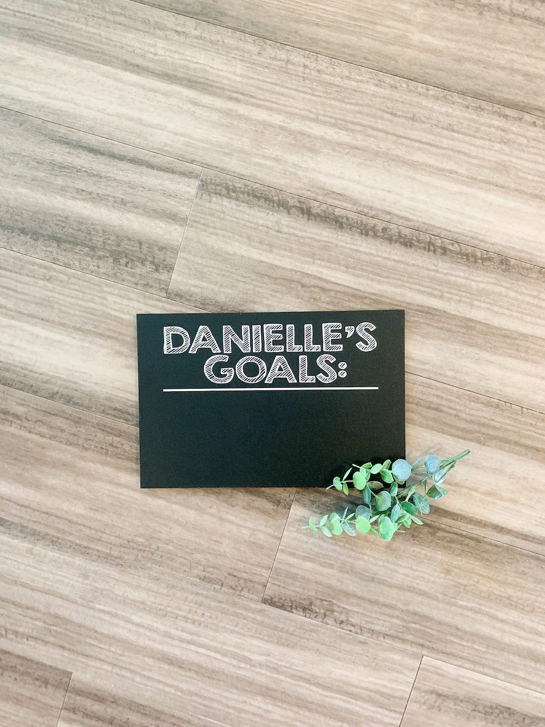 Custom Goal Board, Goal Chalkboard Sign, Goal Tracker Custom , My Goals ...