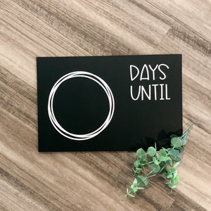 Days Until Countdown, Chalkboard Countdown, Days Until Sign, Countdown ...