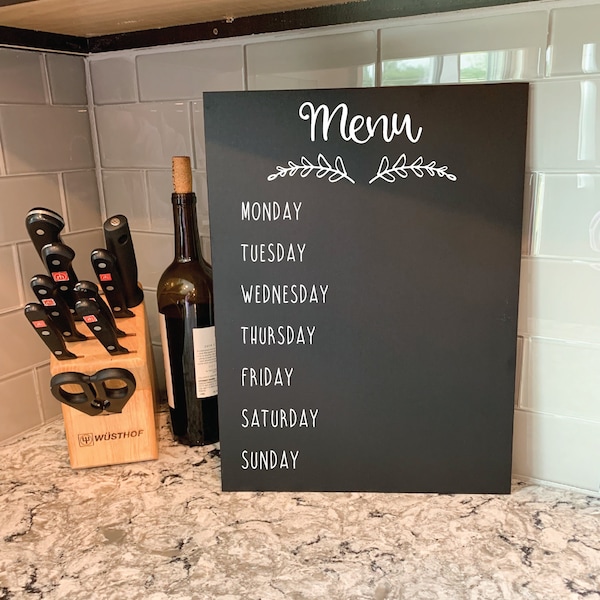 Menu Board for Kitchen - Etsy