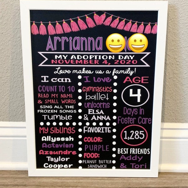 Adoption Announcement - Etsy