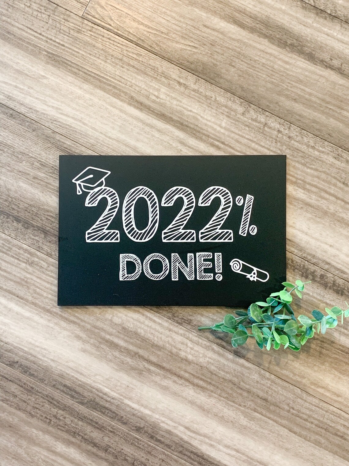 2024% Done Sign, Class of 2024 Sign, Graduation Photo Props, Graduation ...