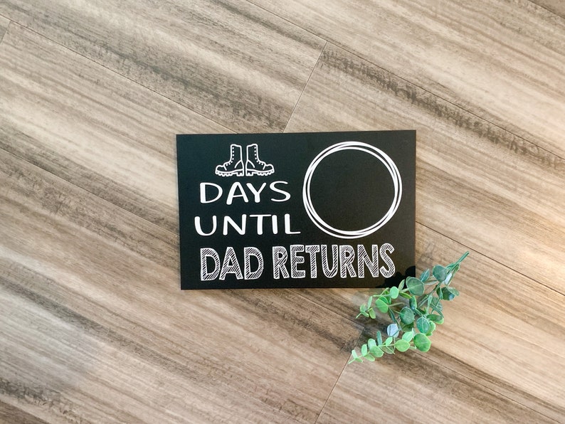 Return From Deployment Sign Deployment Sign Deployment | Etsy