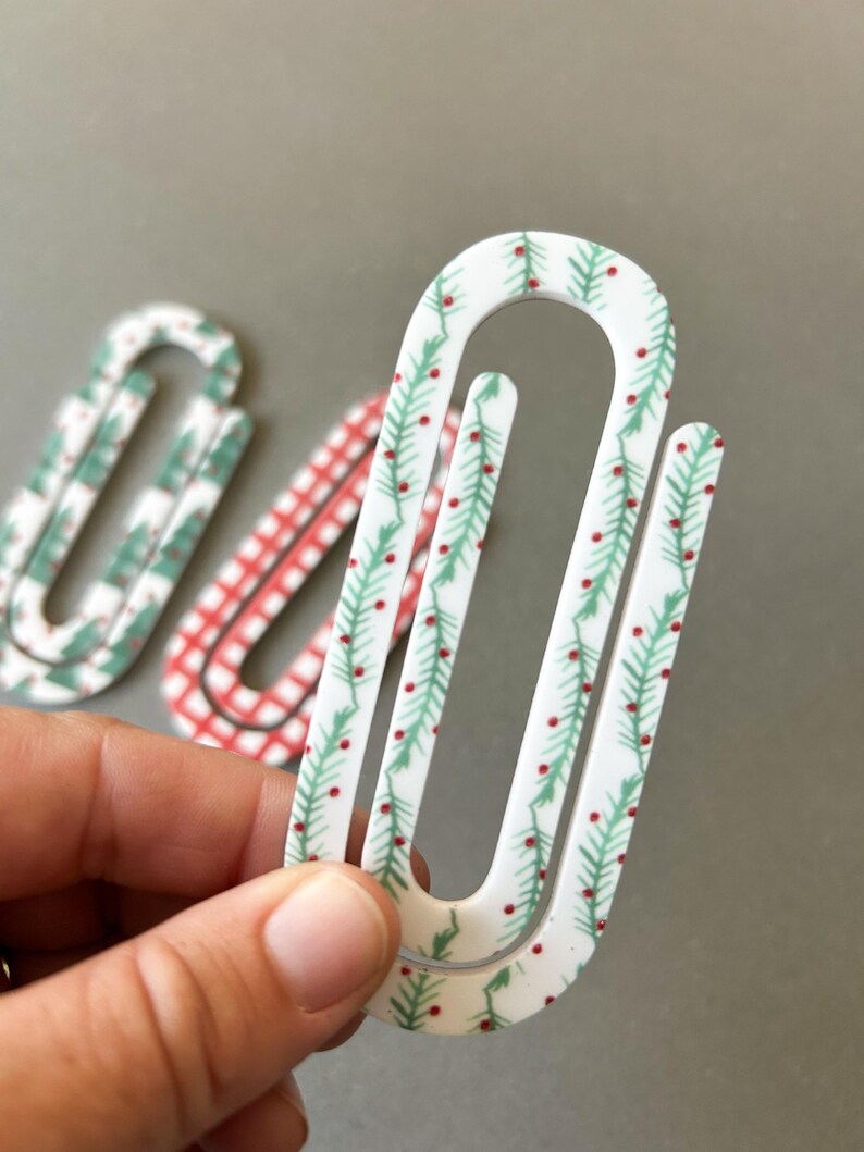 Boho Christmas Paperclip Bookmark Set, Holiday Gift Set, Bookmark Gift ...