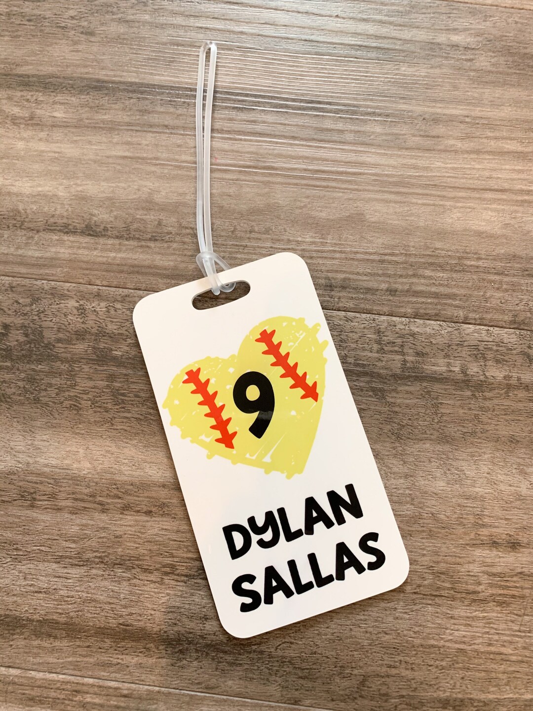 Softball Bag Tag, Personalized Softball Luggage Tag, Gifts for Softball ...