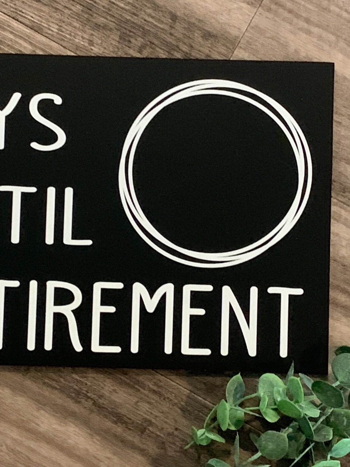 Days Until Retirement Chalkboard Sign Gift for Retirement - Etsy