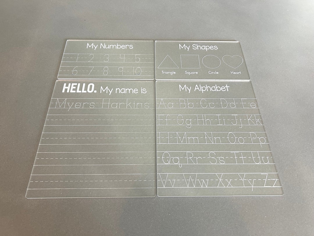 Name Tracing Board, Personalized Name Tracing Board, First Day of ...