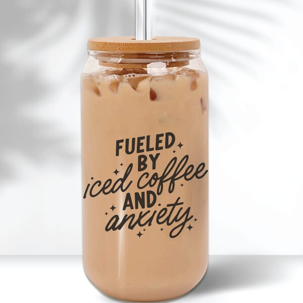 Iced Coffee Glasses - Etsy