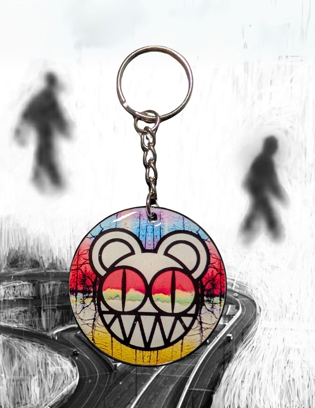 2" New Radiohead Keychain - Etsy
