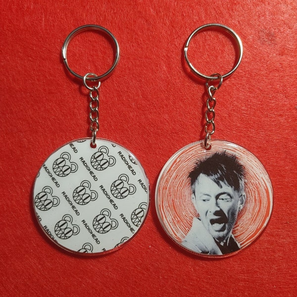 Radiohead Keychain - Etsy