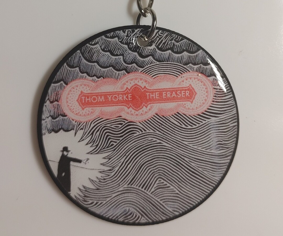 2 Thom Yorke the Eraser Keychain - Etsy