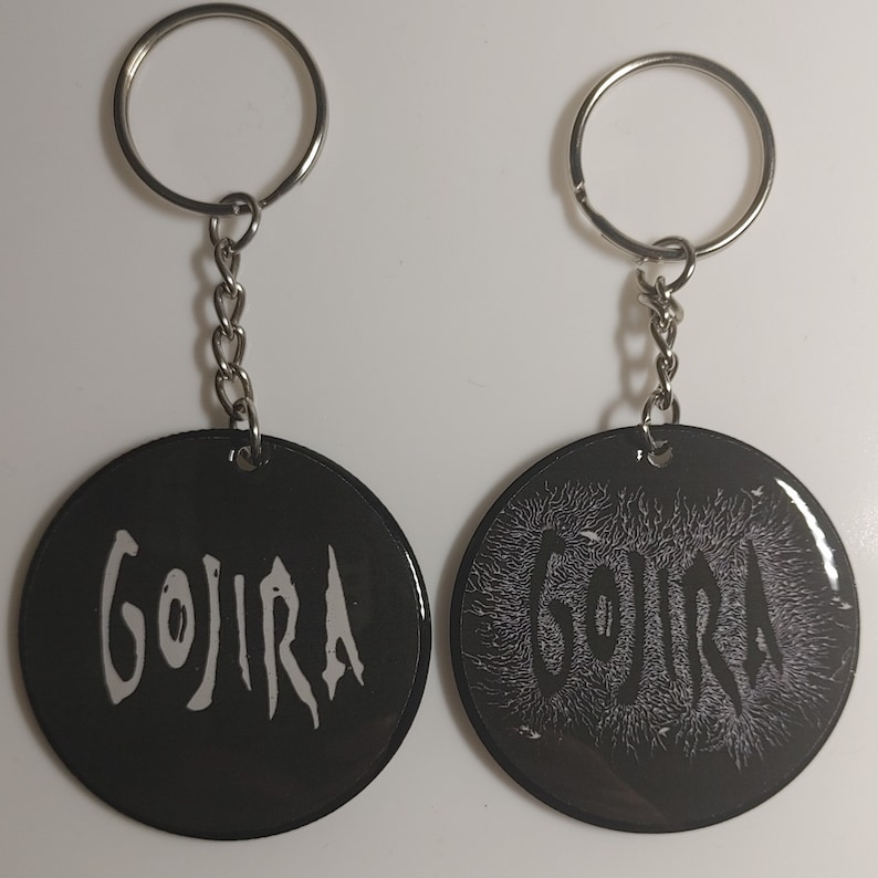 Gojira Band Logo Art Keychain - Etsy