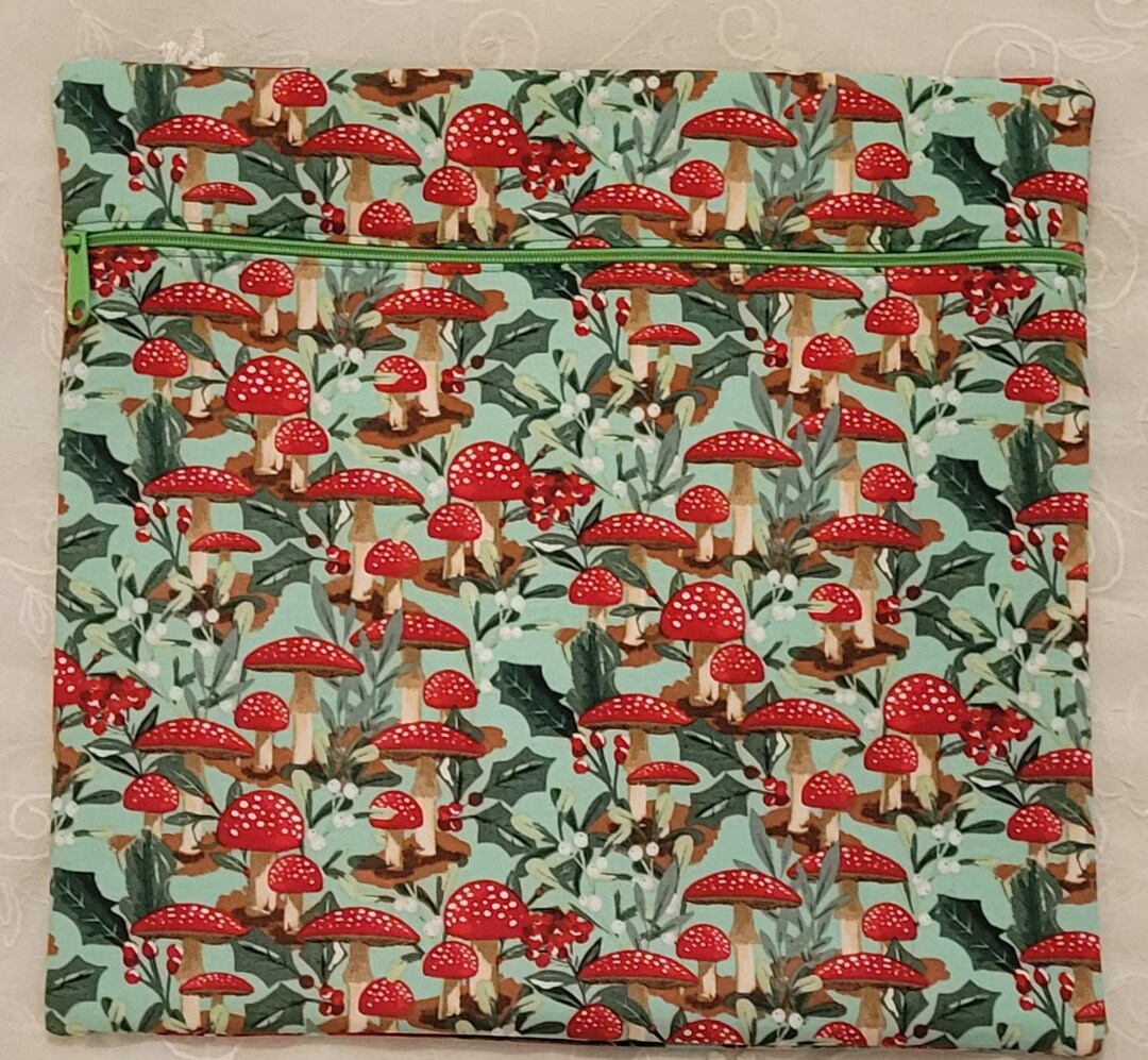 Cute Toadstool Fabric Cross Stitch Project Bag Medium Size - Etsy