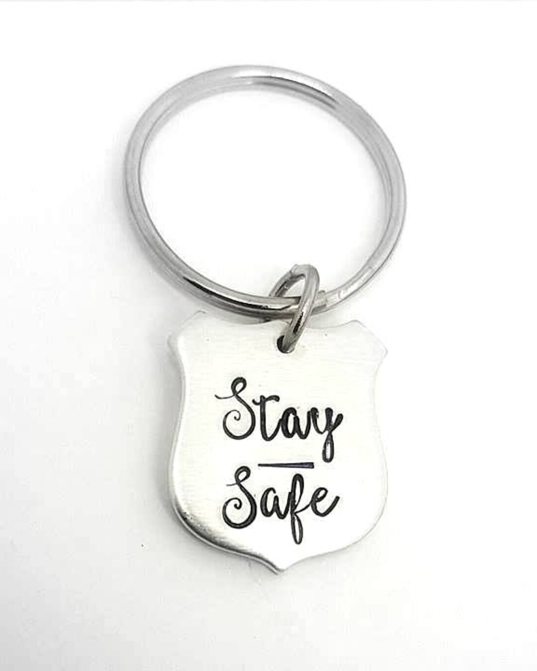 Stay Safe - Police Force Keyring - Blue Line Keyring - Police Badge ...