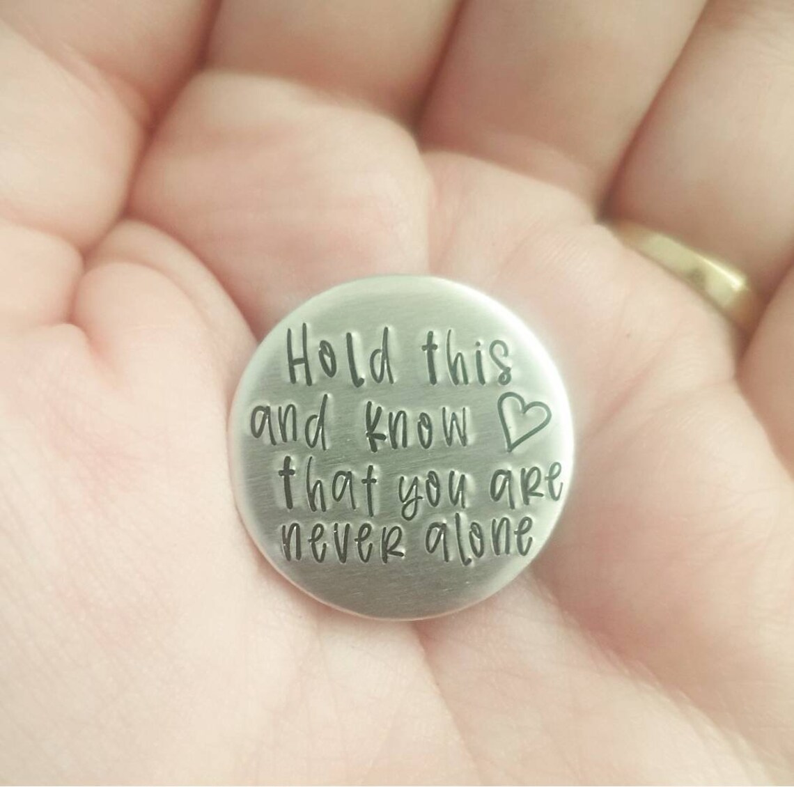 Worry Stone Worry Token Hold This and Know That You Are | Etsy