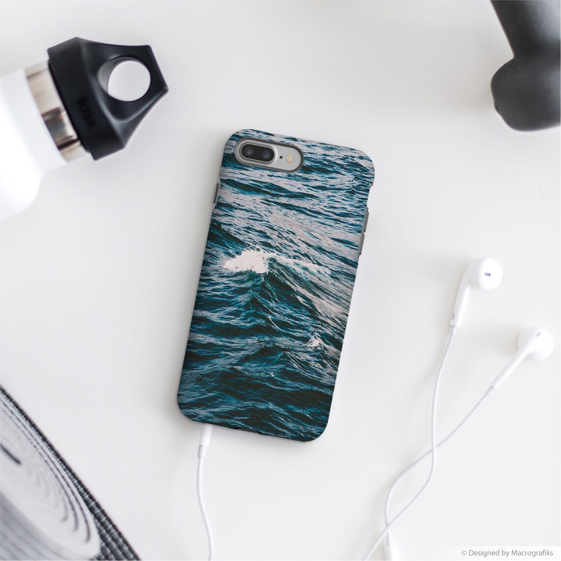 Ocean Phone Case Water Texture Blue Sea Photo Phone Case - Etsy
