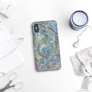 Abalone Art Phone Case, Shell Texture, Google Pixel Case, iPhone XS Max ...