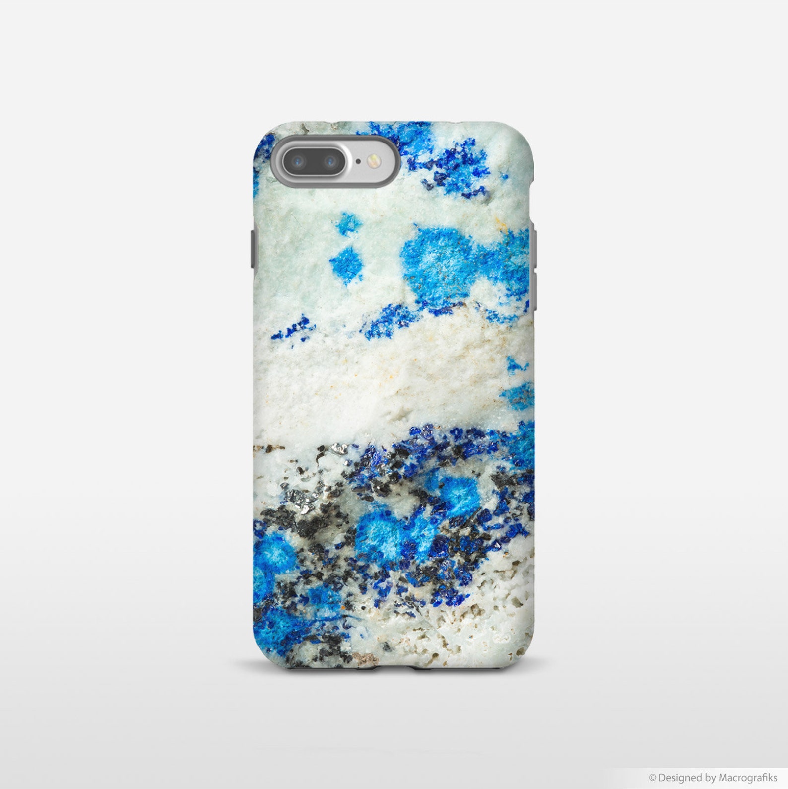 Blue Stone Phone Case Azurite Texture Iphone Cases Galaxy - Etsy