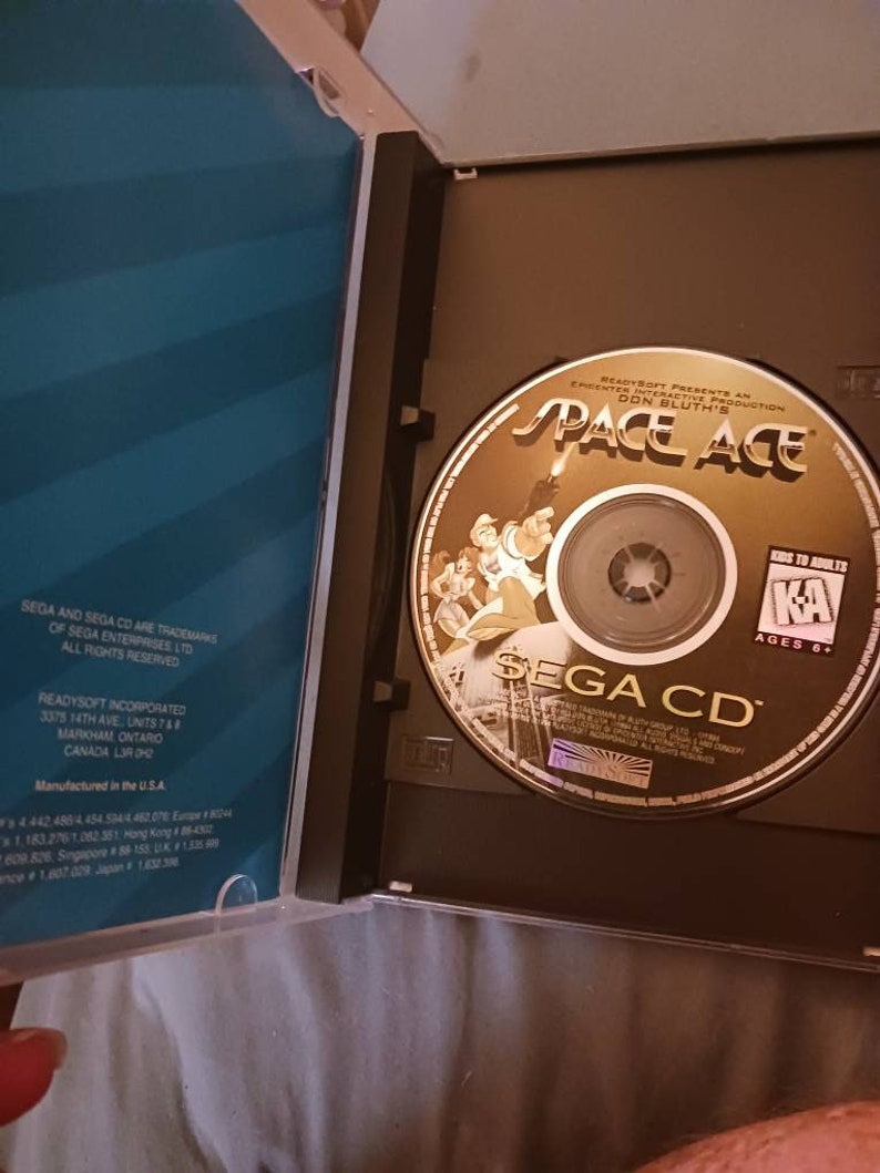 Space Ace Sega CD Complete - Etsy