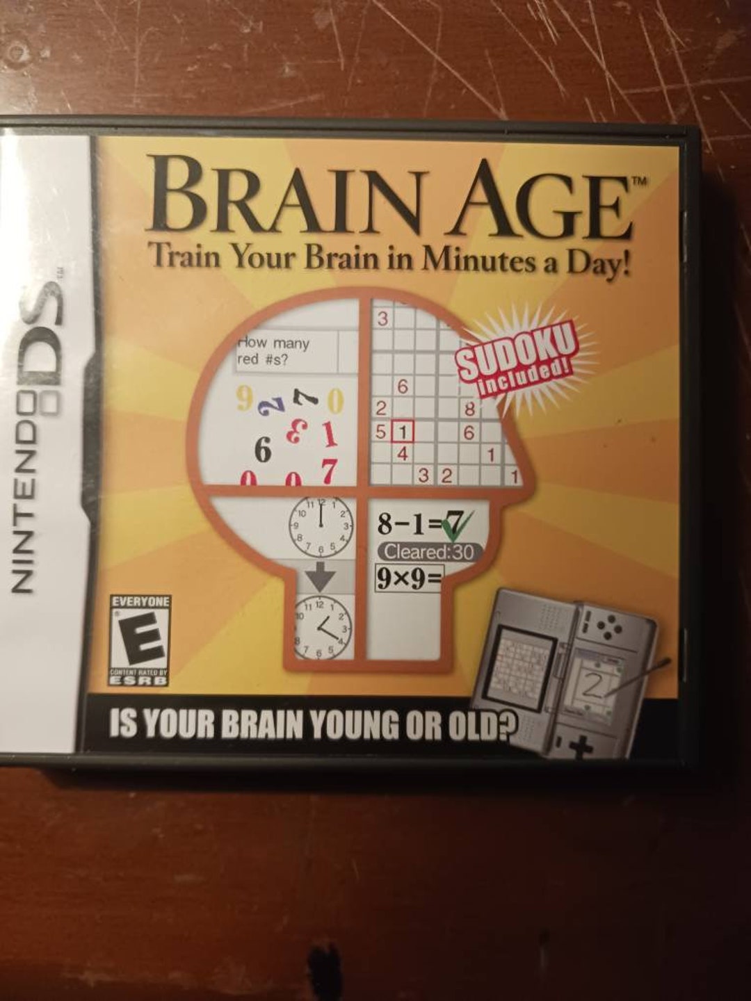 Brain Age Train Your Brain in Minutes a Day Nintendo DS Complete - Etsy