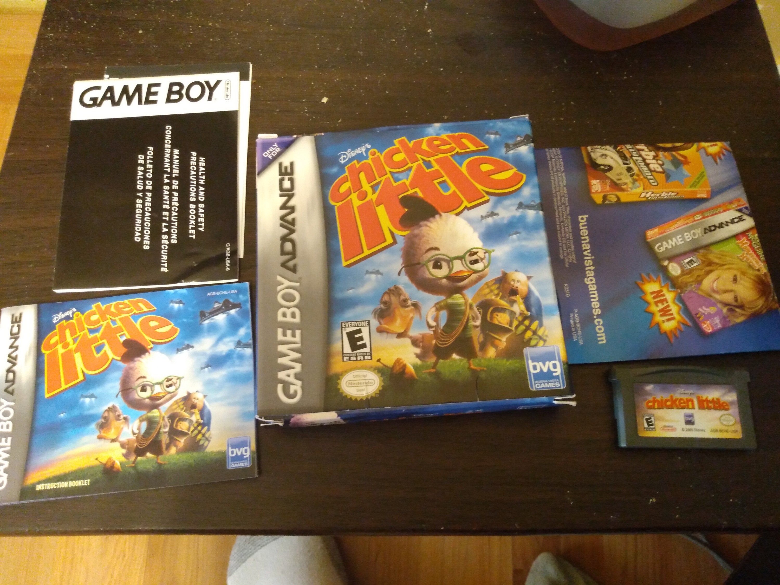 Nintendo Game Boy Advance Disney's Chicken Little Complete ...