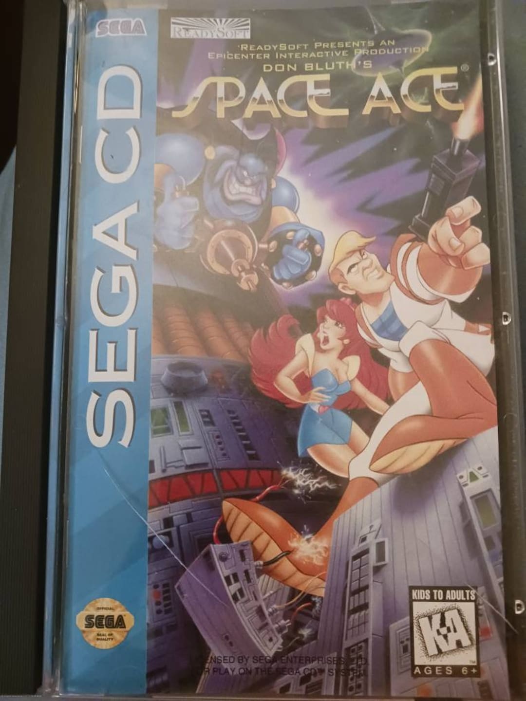 Space Ace Sega CD Complete - Etsy