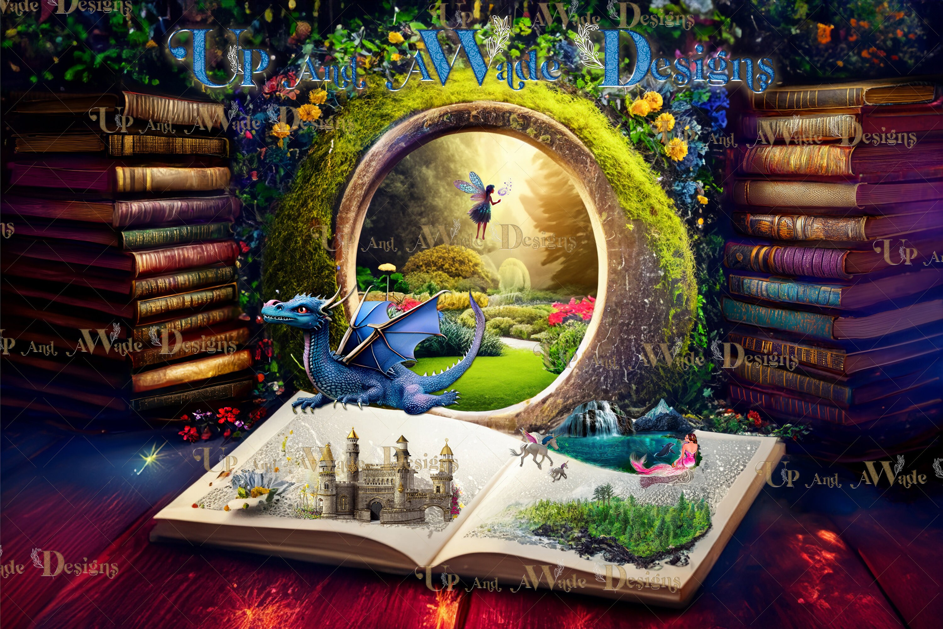 Storybook Edited Photo, Fantasy Backgrounds, Add YOUR Child to the ...