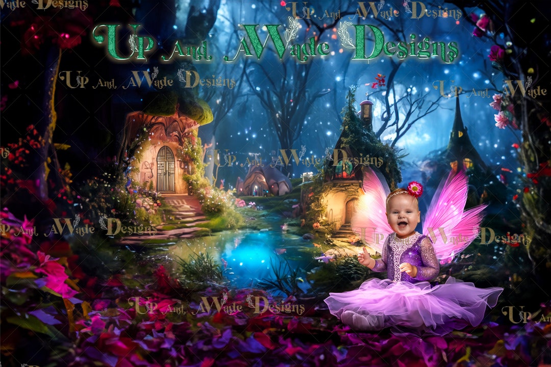Fairy Digital Backdrop, Fantasy Backgrounds - Etsy
