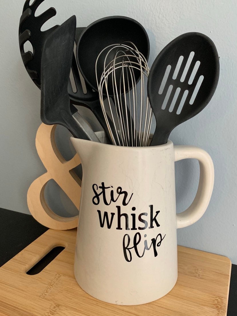 Stir, Whisk, Flip Vinyl Decal - Etsy
