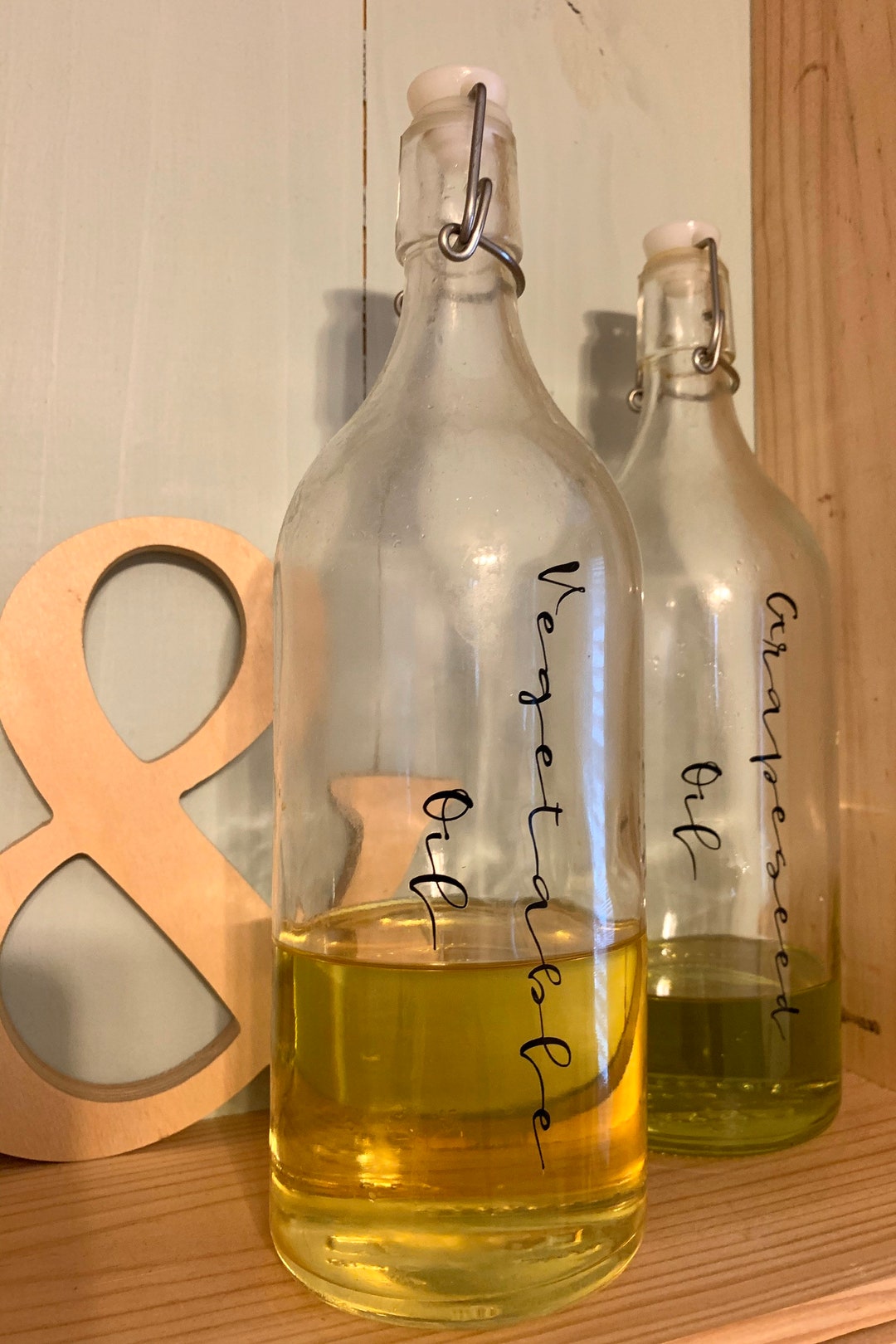 Customizable Cooking Oils Label Decal Only - Etsy