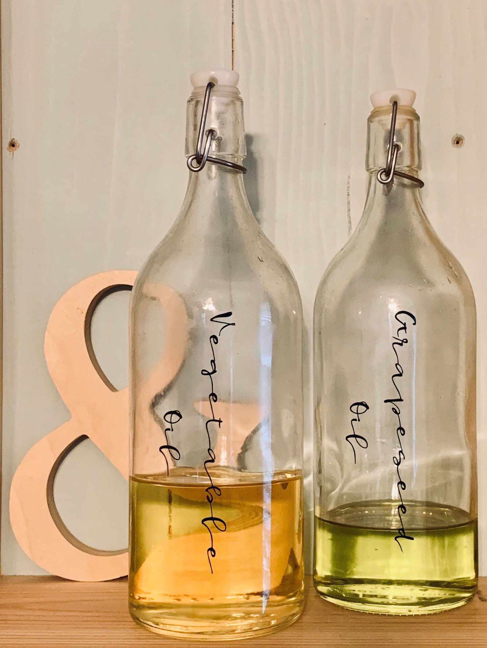 Customizable Cooking Oils Label Decal Only - Etsy