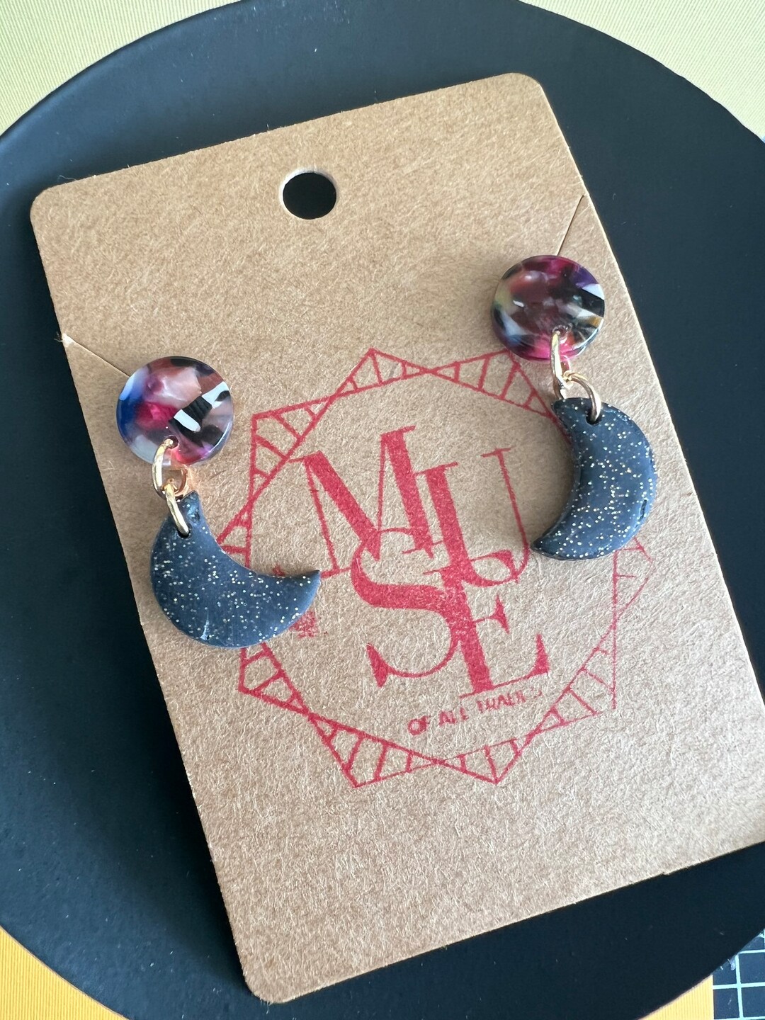 SPOOKY SZN Mini Selene Studs - Etsy