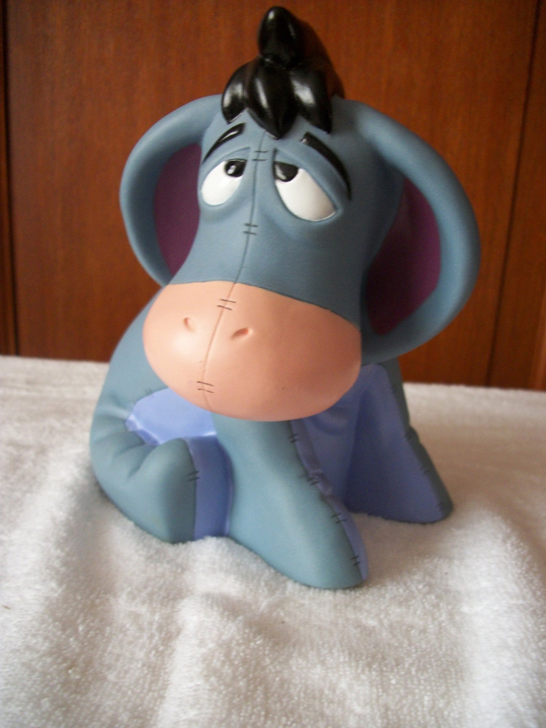 RARE Eeyore Money Box, Hard Plastic, Disney, Winnie the Pooh, Christmas ...