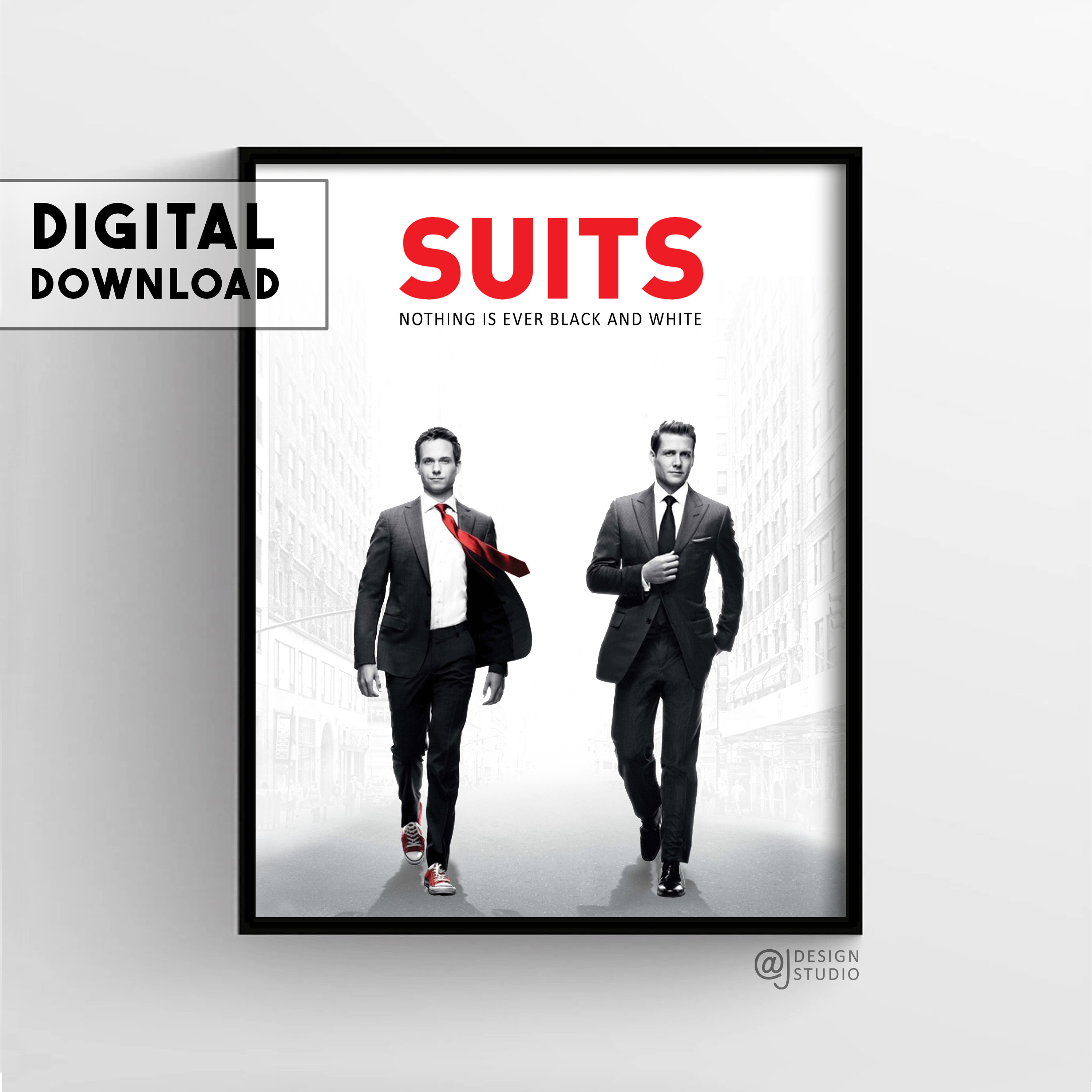 Suits TV Show Poster | Wall Art | Digital Print | Printable Art | Wall ...