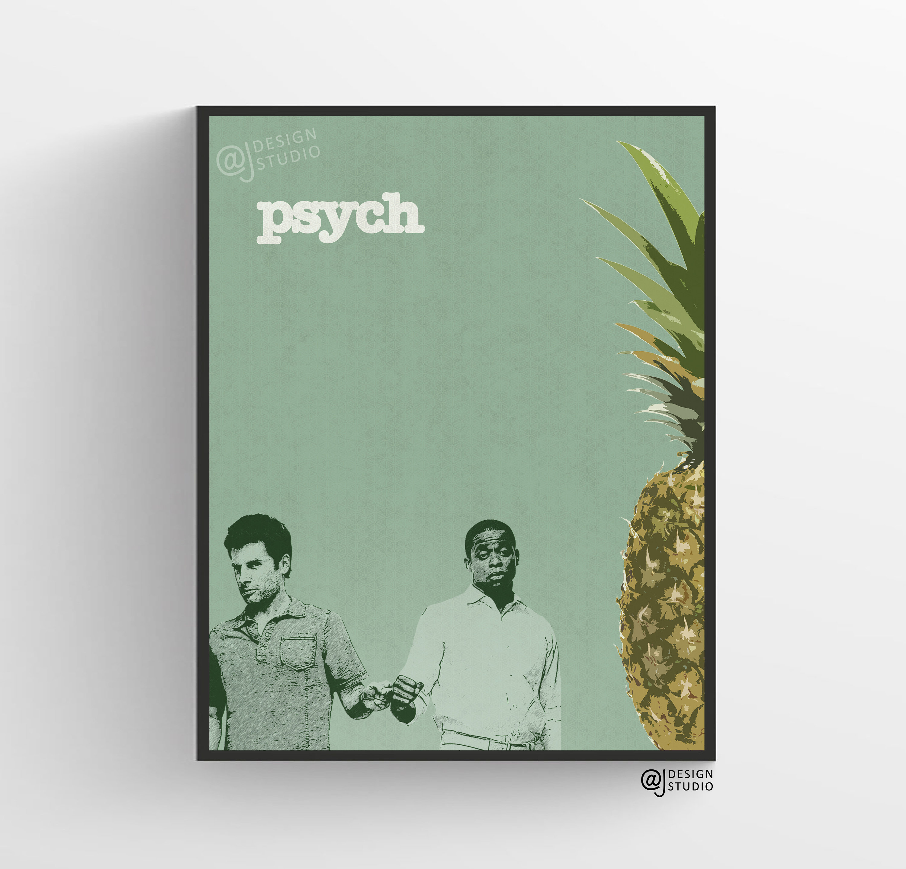 Psych TV Show Poster Wall Art Digital Print Printable - Etsy