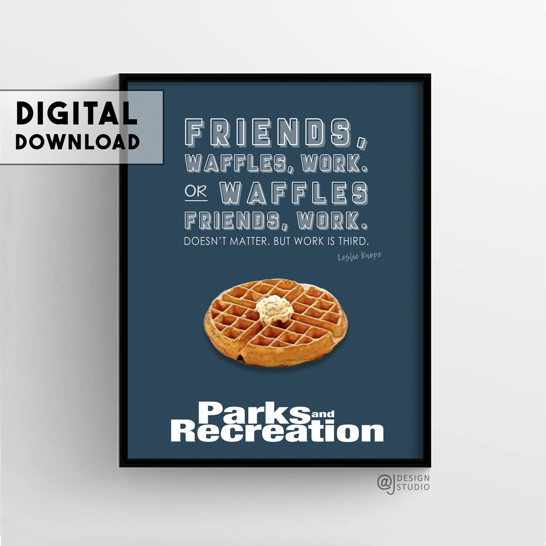 Parks and Rec TV Show Poster | Wall Art | Digital Print | Printable Art ...