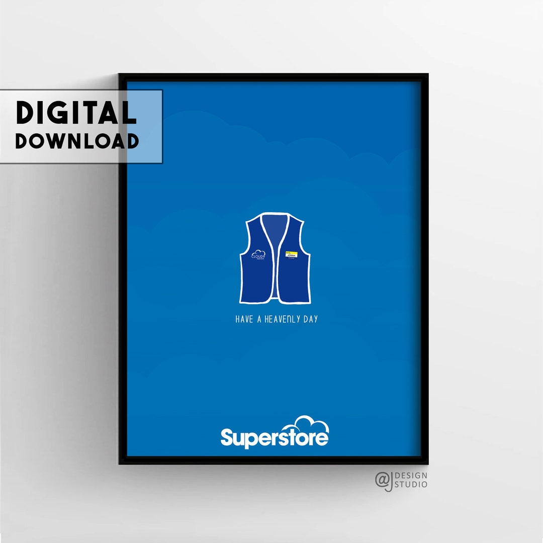 Superstore TV Show Poster | Wall Art | Digital Print | Printable Art ...