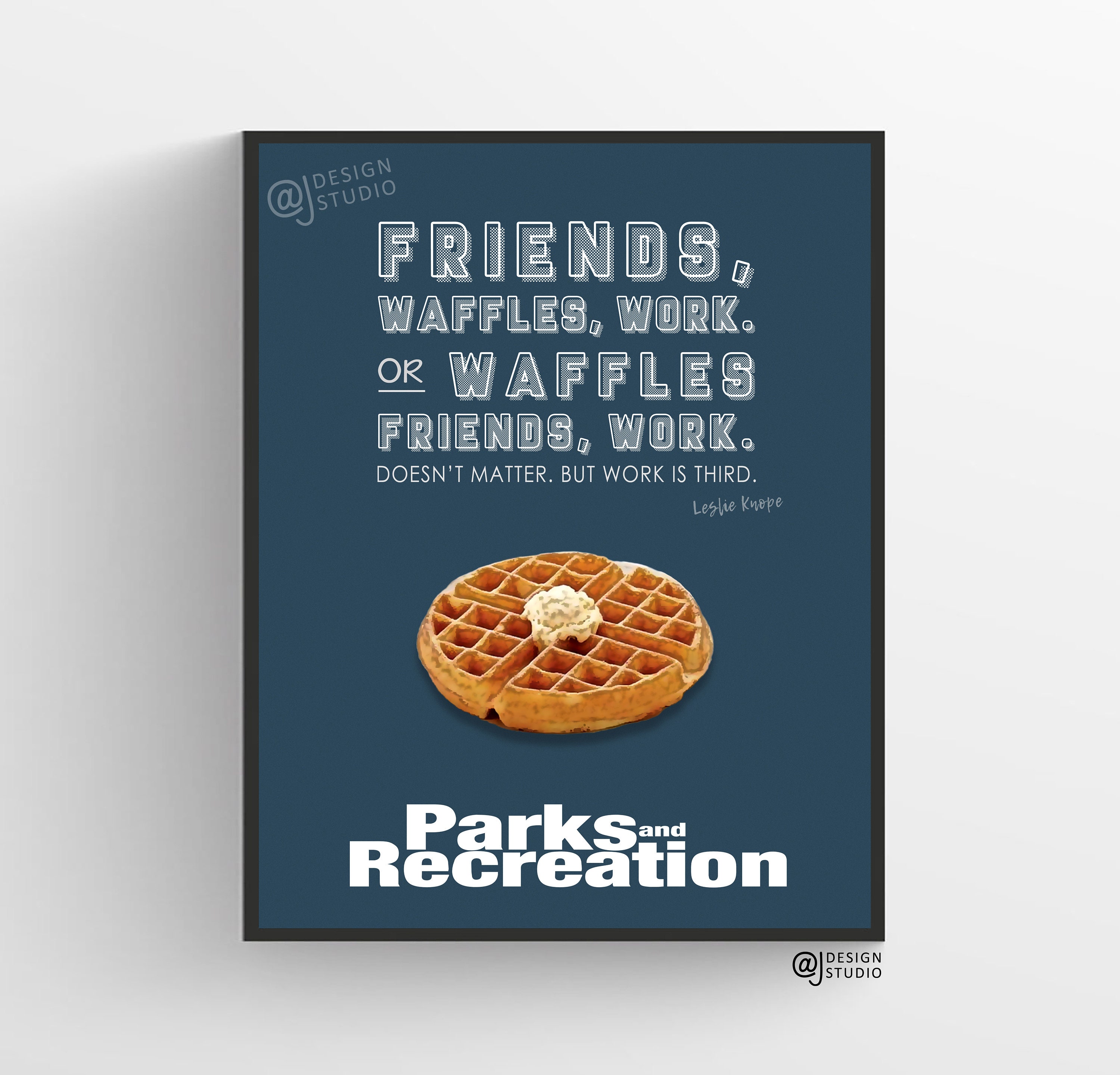 Parks and Rec TV Show Poster Wall Art Digital Print | Etsy