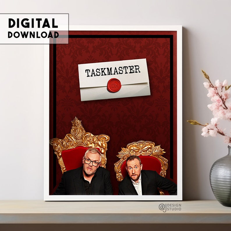 Task Master TV Show Poster | Wall Art | Digital Print | Printable Art ...