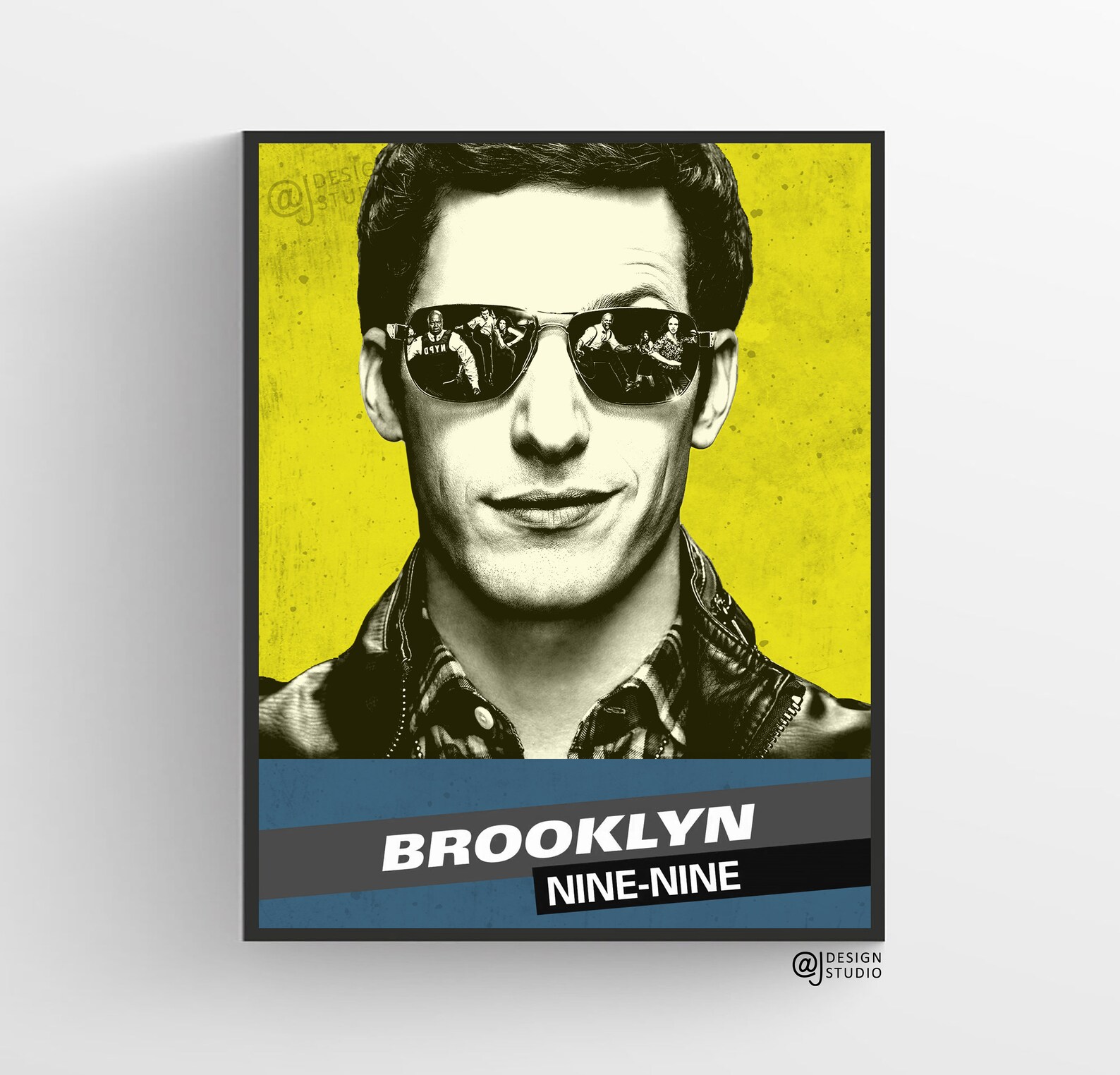 Brooklyn 99 TV Show Poster Jake Peralta Wall Art Digital | Etsy