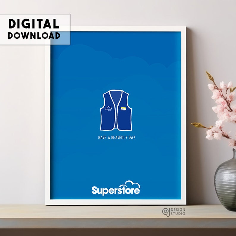 Superstore TV Show Poster | Wall Art | Digital Print | Printable Art ...