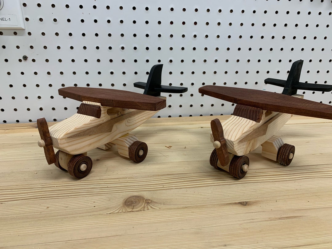 Toy Wooden Piper Cub Airplane - Etsy