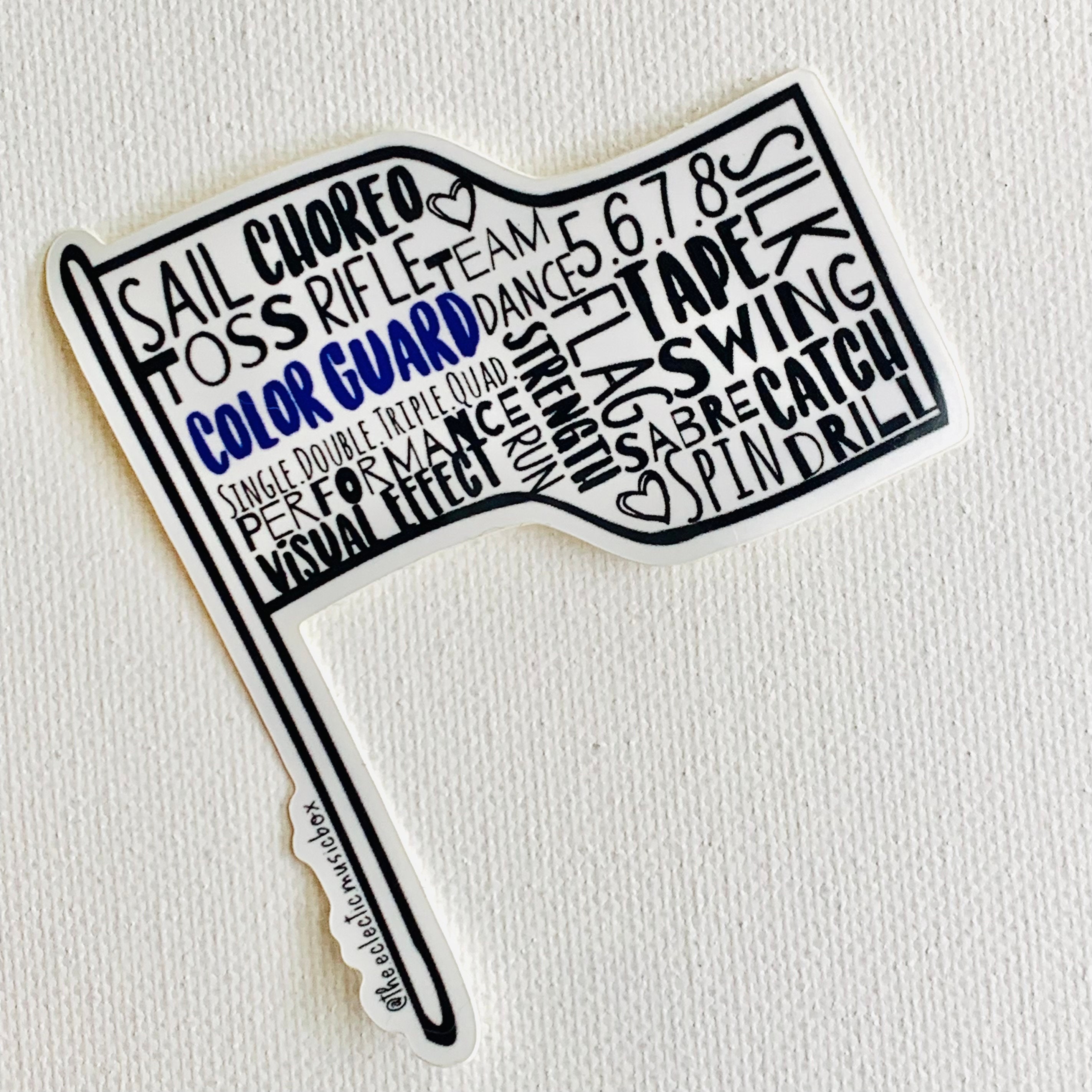 Color Guard Stickers - Etsy