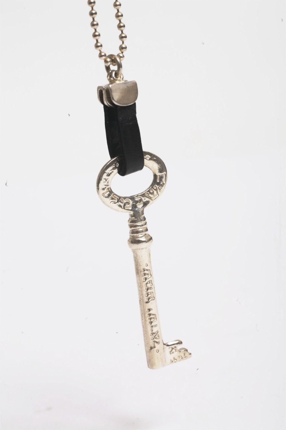 Kabbalah Israeli Handmade Silver Ball Chain Necklace With Shema Israel ...