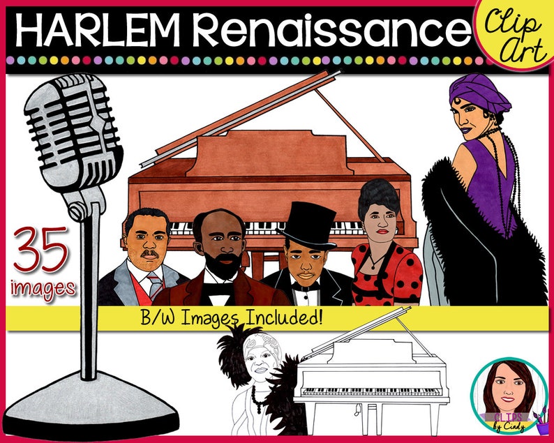 Harlem Renaissance Clip Art - Etsy