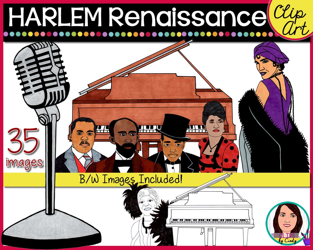 Harlem Renaissance Clip Art - Etsy
