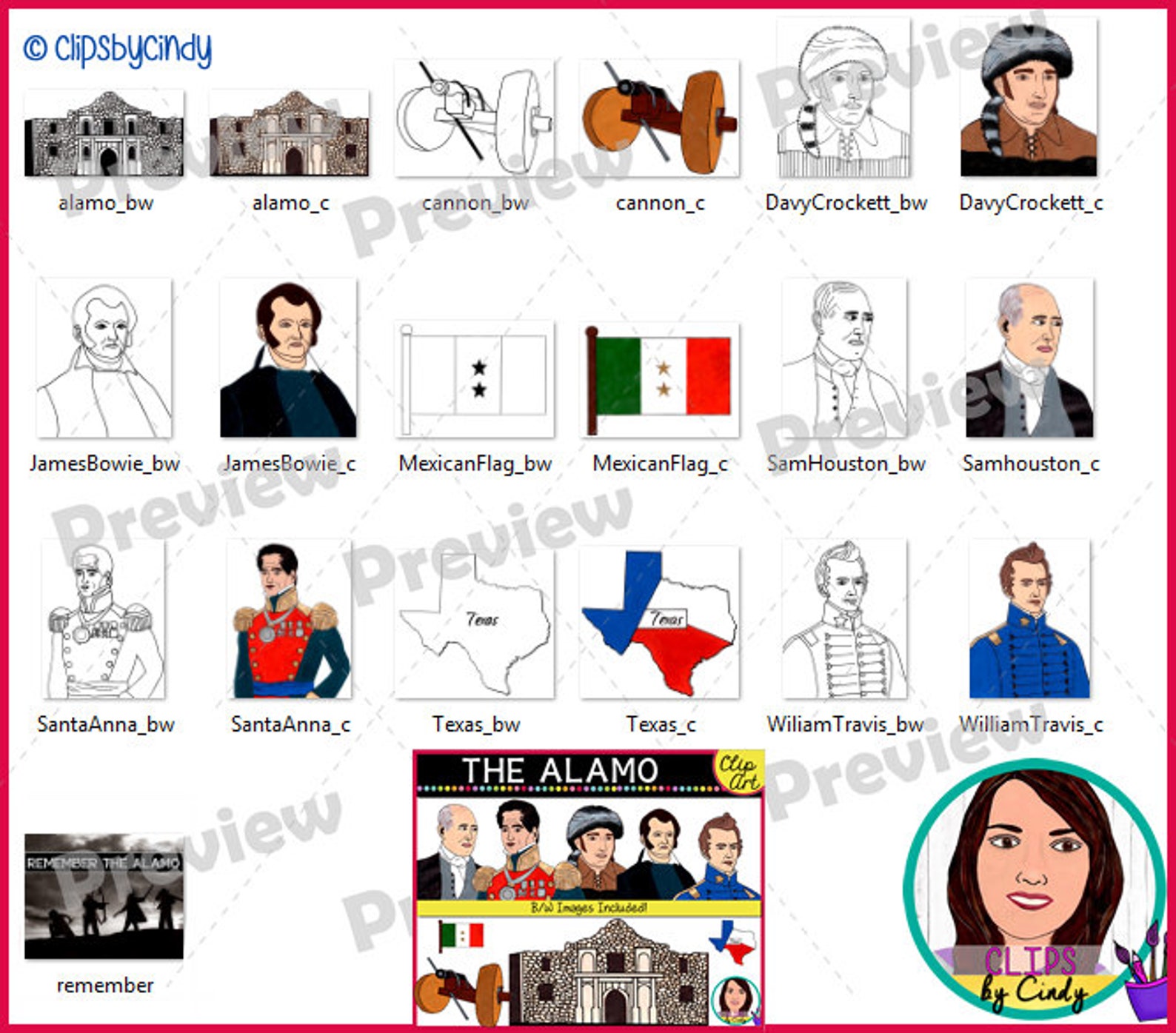 The Alamo Clip Art - Etsy