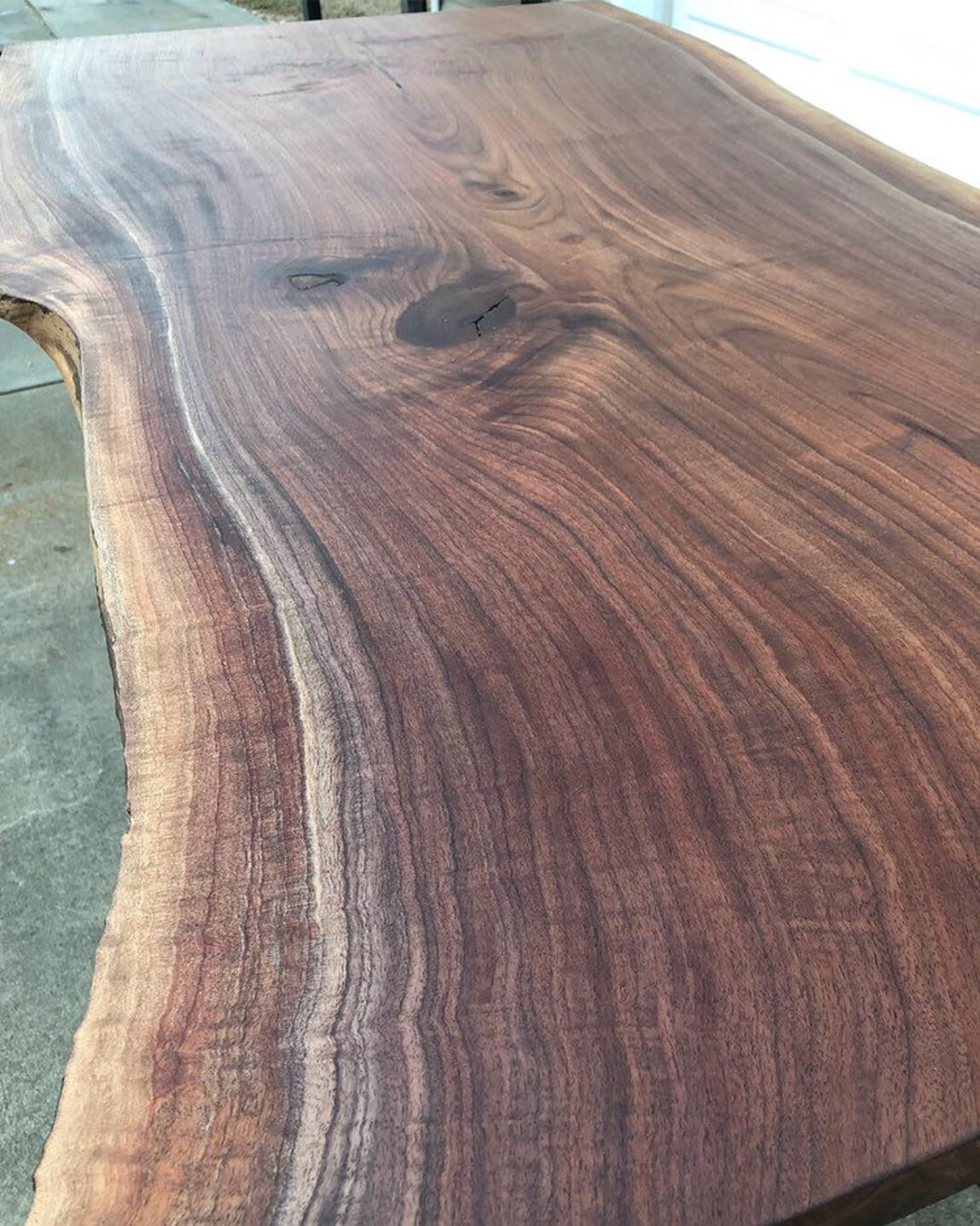 YOUR Custom Listing AMAZING Live Edge Walnut Desk - Etsy