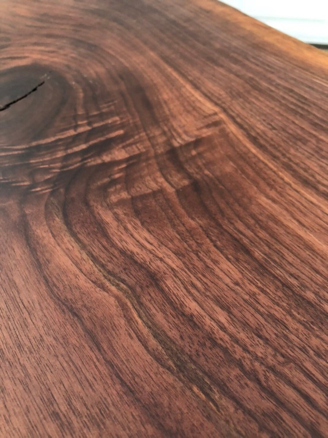 YOUR Custom Listing GORGEOUS Live Edge Walnut Desk - Etsy