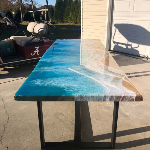YOUR Custom Listing Live Edge Ocean Coffee Table - Etsy