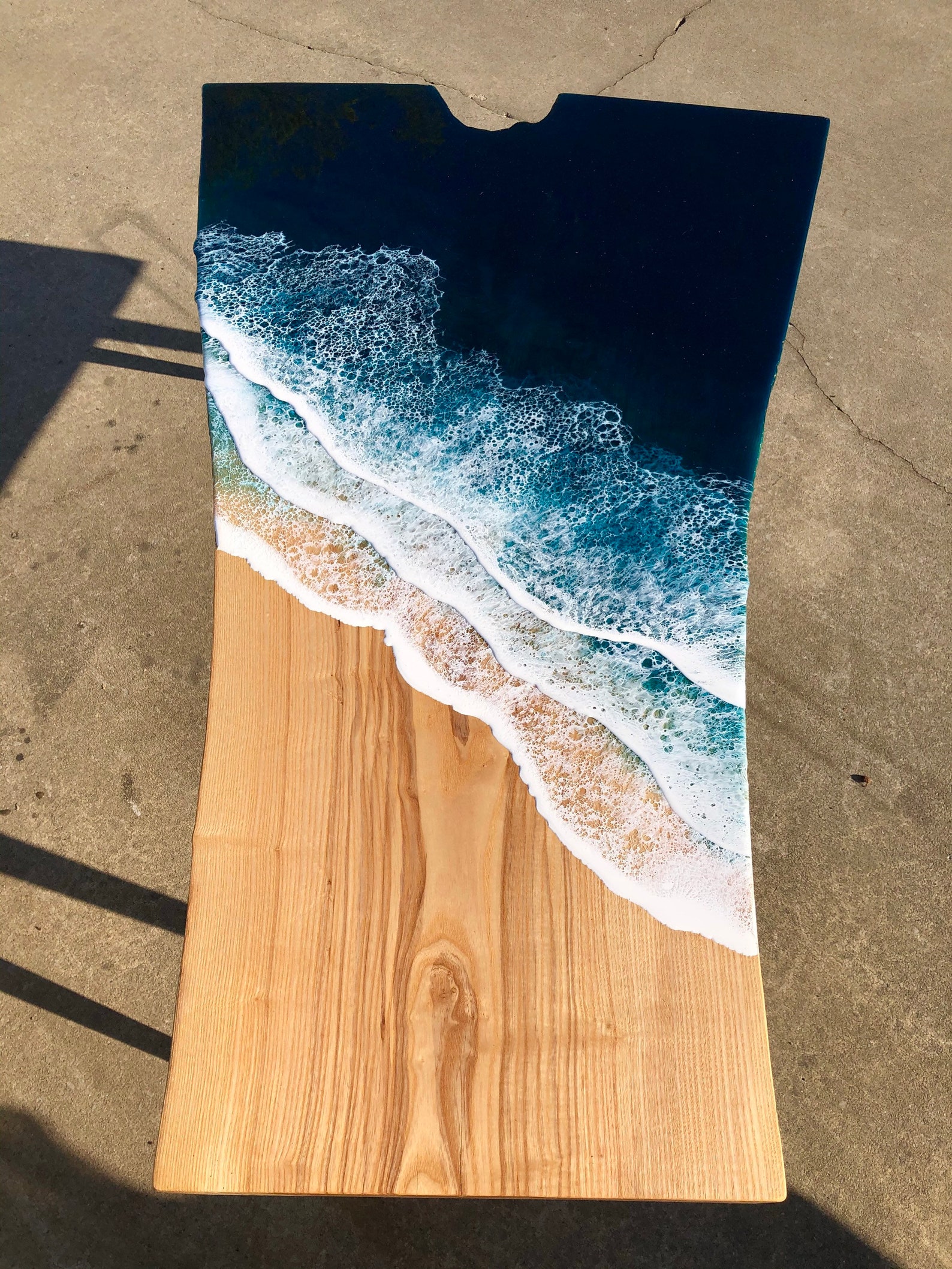 YOUR Custom Listing Live Edge Ocean Coffee Table - Etsy